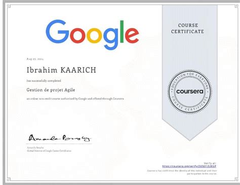 Ibrahim Kaarich On Linkedin Im Thrilled To Have Earned The Gestion De Projet Agile