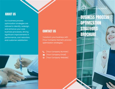 Free Business Process Optimization Strategies Brochure Template To Edit