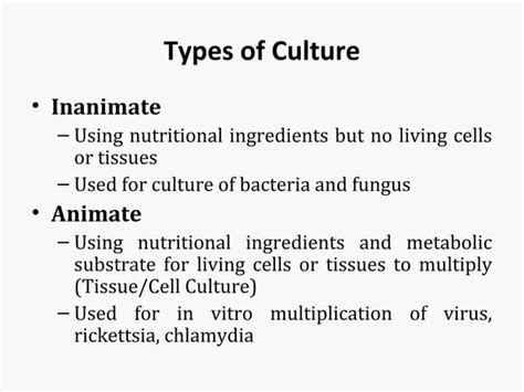 Bacteriological Culture Media 2017 Ppt Chemistry Science