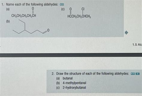 Solved 2 Draw The Structure Of Each Of The Following