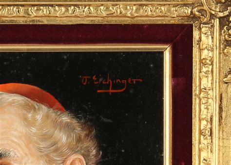 Otto Eichinger Portrait Of A Cardinal Mutualart
