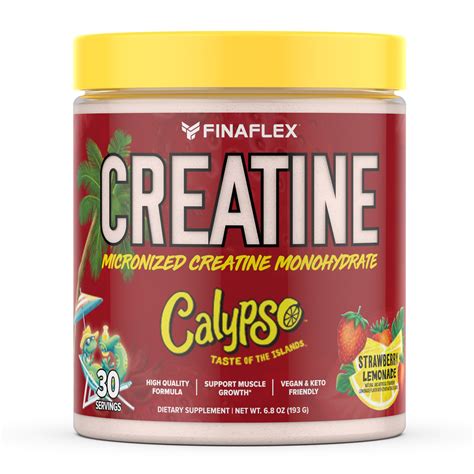 Finaflex® Creatine Calypso Strawberry Lemonade 30 Servings Gnc