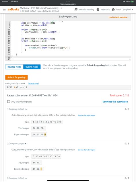 Solved Labprogramjavaint ﻿uservalues ﻿new Int 20 Int