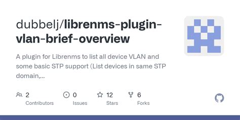 Librenms Plugin Vlan Brief Overview VLANs Php At Master Dubbelj