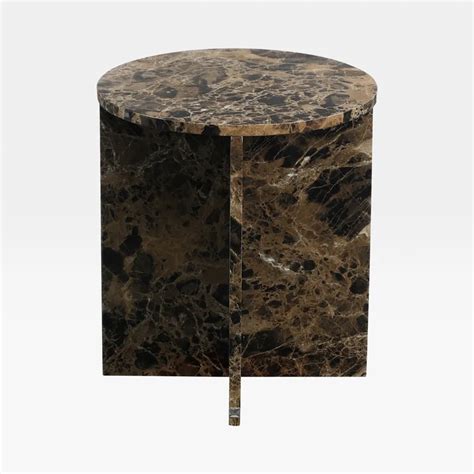 Shop Vito Side Table Brown Dia 45cm Online 686698 United