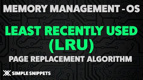 Least Recently Used Lru Page Replacement Algorithm In Os With Example