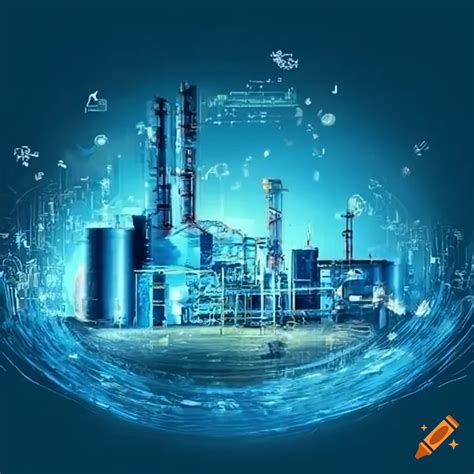 data analytics platform for chemical plant on craiyon