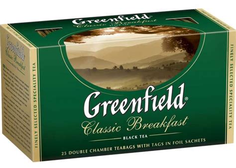 Чай Гринфилд (Greenfield) Classic Breakfast - «Твердый середнячек ...
