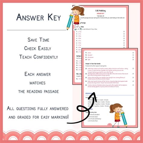 Grade 8 Science Cell Modeling Worksheet Pdf Answer Key For Ngss