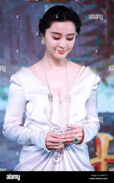 Chinese Actress Fan Bingbing Attends A Press Conference For The
