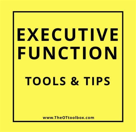 Executive Functioning Toolbox