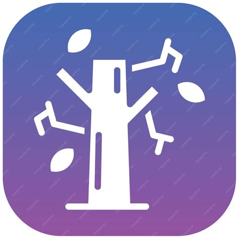 Premium Vector Deciduous Tree Vector Illustration