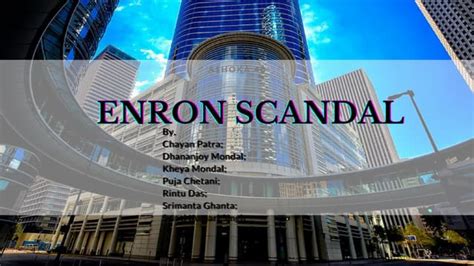 Enron Scandal Pdf