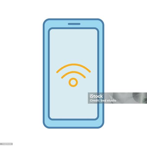 Nfc 스마트 폰 신호 아이콘 근거리 무선 통신에 대한 스톡 벡터 아트 및 기타 이미지 근거리 무선 통신 무선 기술 벡터 Istock