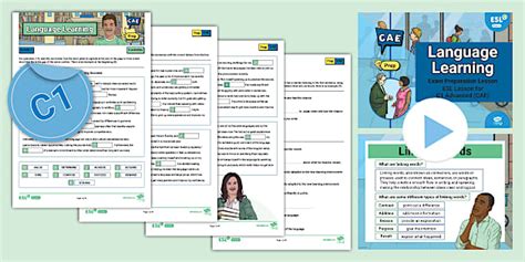 C1 Advanced Cae Language Learning Exam Prep Lesson