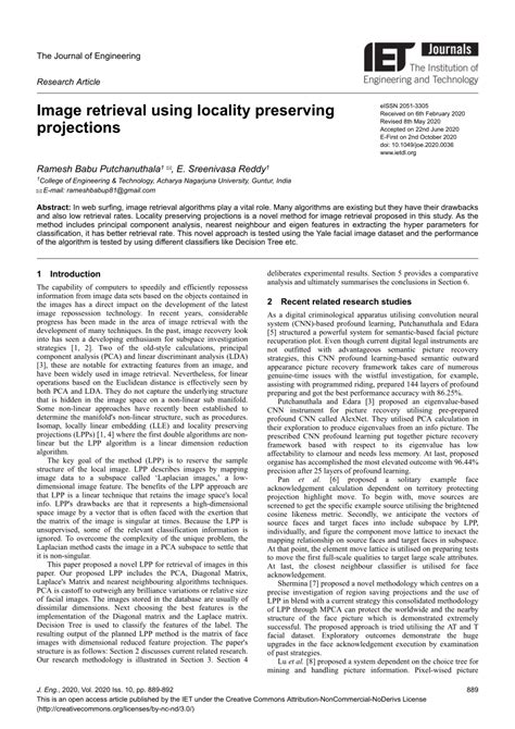 Pdf Image Retrieval Using Locality Preserving Projections