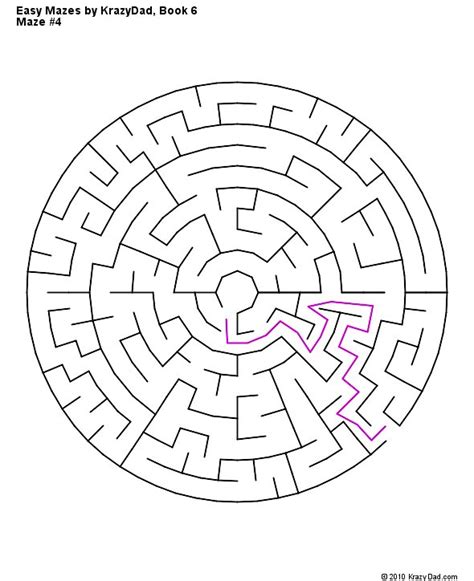 Easy Mazes Answers