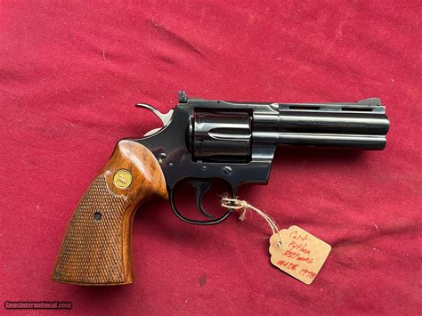 Colt Python Revolver 357 Magnum 4 Blued Made 1978
