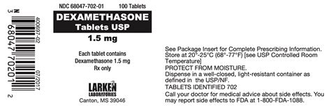 Dexamethasone15mg Larken Labs