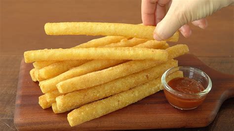 두배로 길쭉한 자이언트 감자튀김 만들기 뿌링클 치즈맛 감자요리 Giant Fried Potatoes Cheese Potatoes Potato