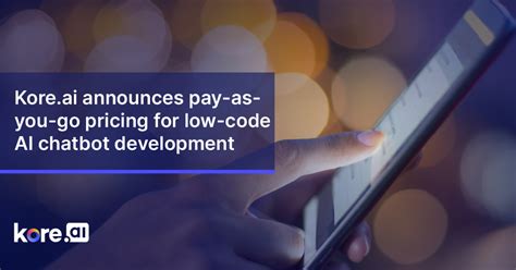 Koreai Announces Pay As You Go Pricing For Low Code Ai Chatbot