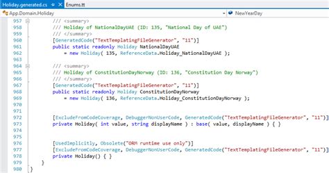 Using T4 To Generate Typesafe Enum Classes And Resource Files