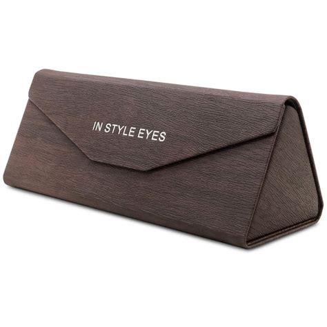 Folding Glasses Case Mediumlarge Brown In Style Eyes