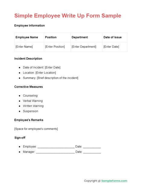 How To Write Up An Employee How To Write An Employee Rvzq