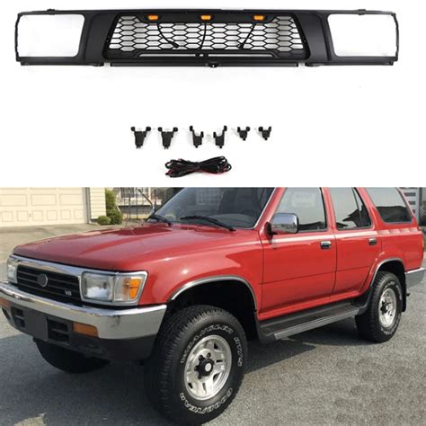 Front Bumper Net Car Accessories Racing Grills For Toyota 4runner 1992