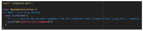 how to create singleton pattern in dart sunflower lab ai