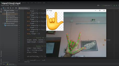 Github Sujata Handtracking Emoji Tracking The Hand Gesture And Show Corresponding Hand Emoji