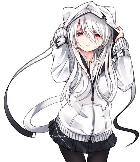 Neko With Black Hair And Red Eyes At Connie Goodin Blog