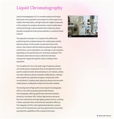 Introduction To Chromatography Chromafi Pdf