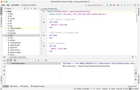 在远程项目中工作 Rubymine 文档 在远程项目中工作 Rubymine 文档