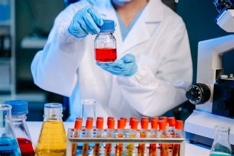 Scientists Beakers And Microscopes In Cutting Edge Research Perfect