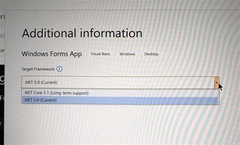 Lower Target Framework Unavailable Microsoft Qanda