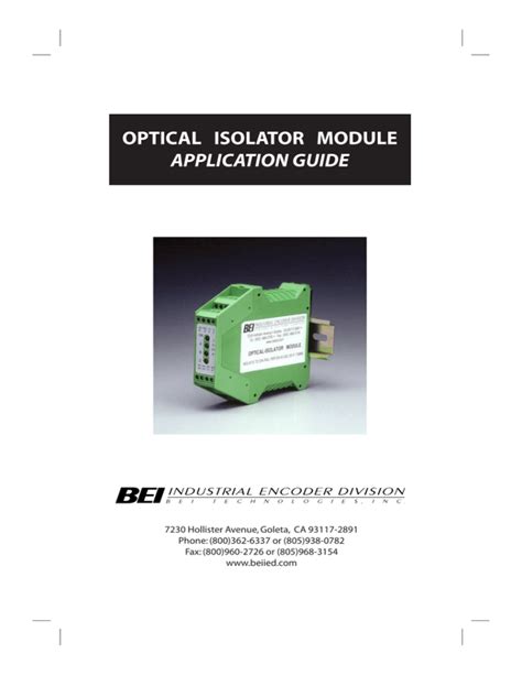 Optical Isolator Module
