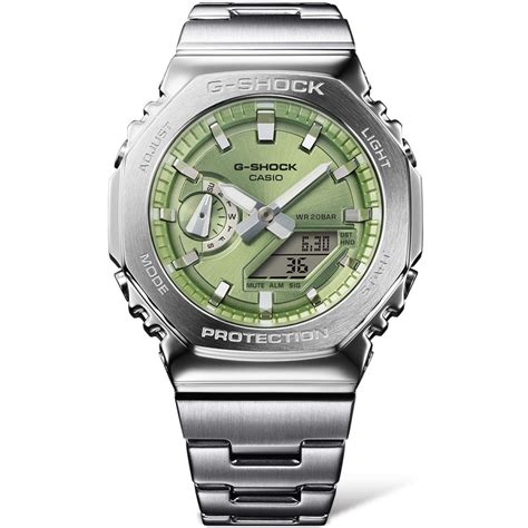 Gm2110d 3a Metal G Shock Green Dial Watch Casio G Shock