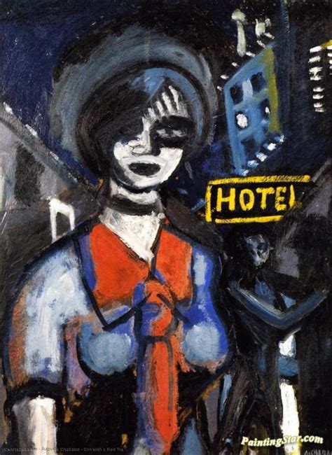 Artwork Replica Girl With A Red Tie 1907 By Auguste Chabaud Inspired By 1882 1955 France