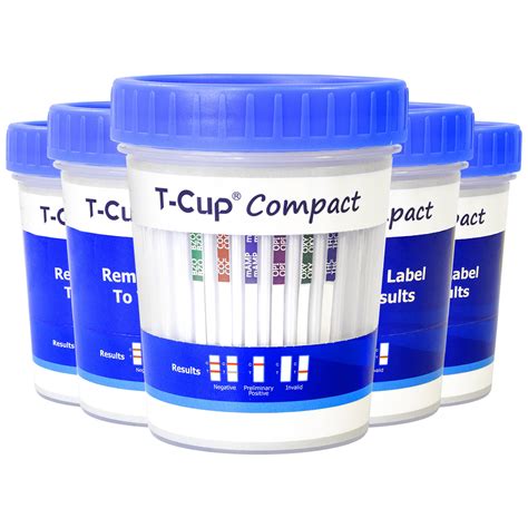 [5 Pack] Prime Screen Multi Drug Urine Test Cup 6 Panel Bzo Coc Mamp Opi Oxy Thc