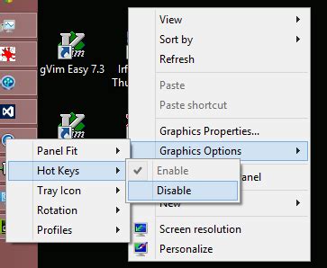 Display How To Disable The Screen Orientation Hotkeys In Windows XP