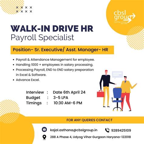 Cbsl Group On Linkedin Jobhiring Jobalert Experienced Payroll Jobseekers Jobopportunity…