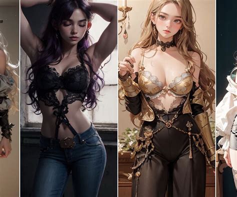 Artstation 362 Various Anime Mix Of Lingerie Modern Fantasy Diverse
