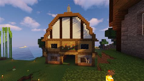 Minecraft Barn Roof Evevs Horse Barn Creation 1045