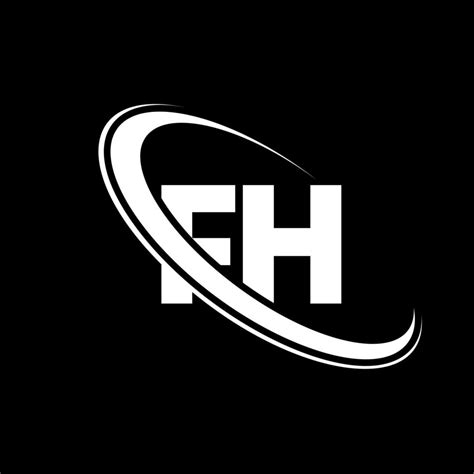 Fh Logo F H Design White Fh Letter Fh Letter Logo Design Initial