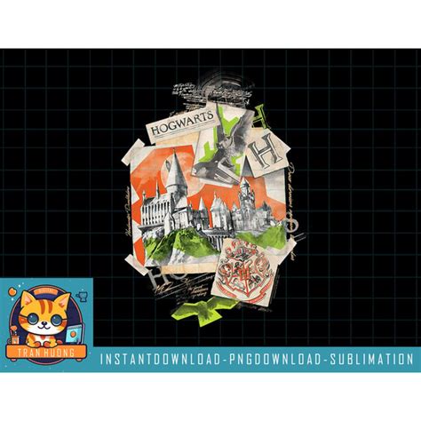Harry Potter Hogwarts Scrapbook Collage Png Sublimate Digi Inspire Uplift