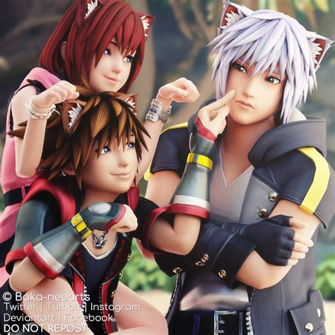 Sora Riku And Kairi