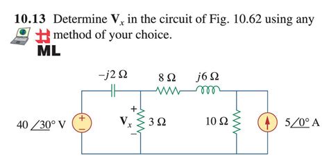 Solved Determine Vx In The Circuit Of Fig Using Chegg
