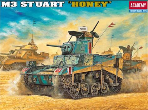 Academy 13270 135 British M3 Stuart Honey” Tank