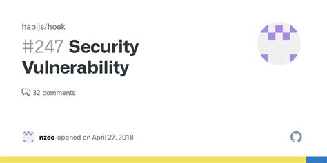security vulnerability · issue 247 · hapijs hoek · github